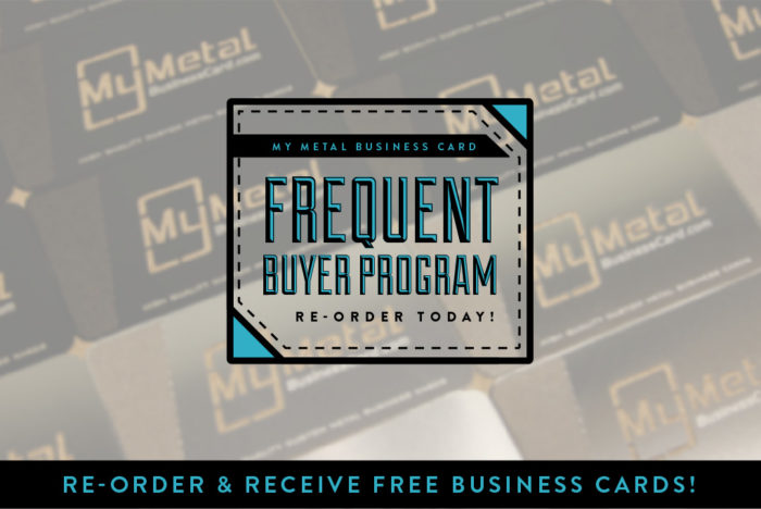 Frequent Buyer Program – Re-Order And Receive FREE Business Cards ...