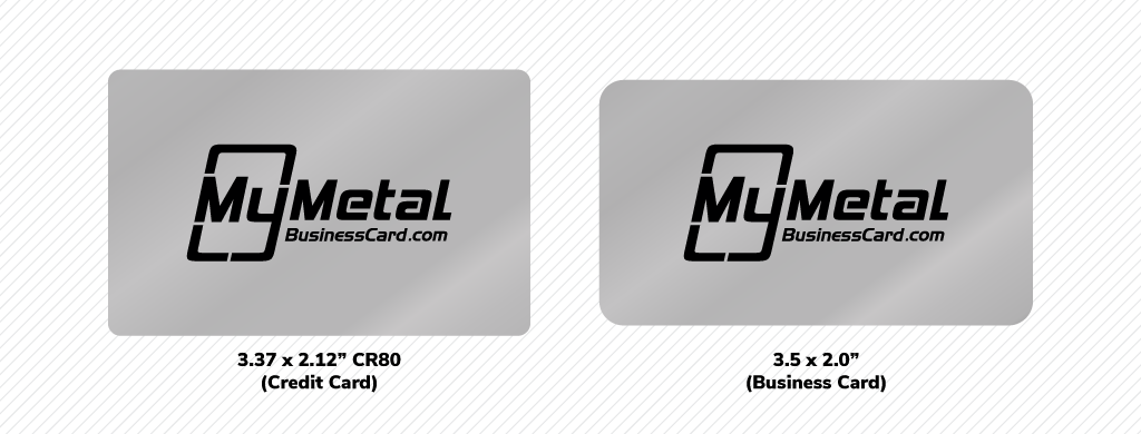 Metal Business Card Dimensions Simplified + 2 Major Card Sizes ...
