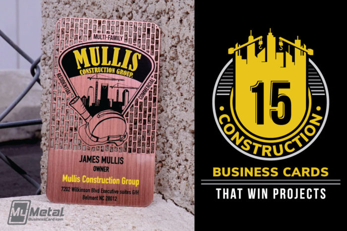 Top 15 Metal Business Cards For Construction, Builders, Home Renovation ...