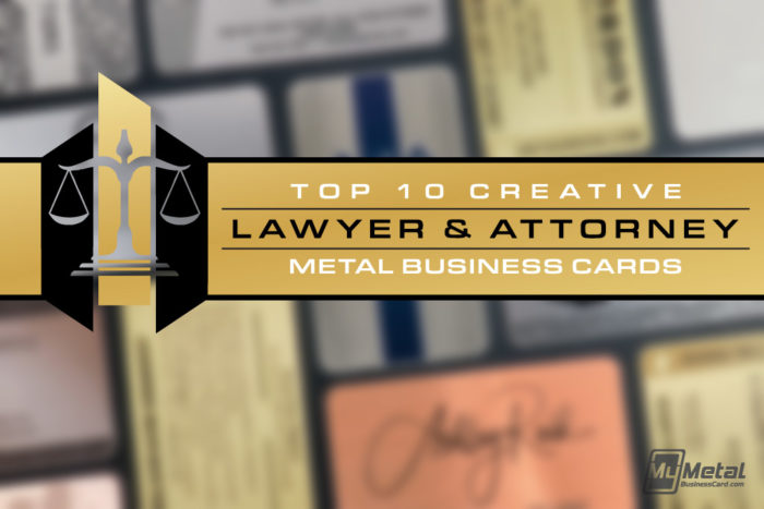 10 Creative Metal Business Cards For Lawyers & Attorneys - Metal ...