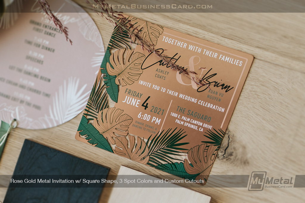 New And Exciting Metal Invitation Sizes!