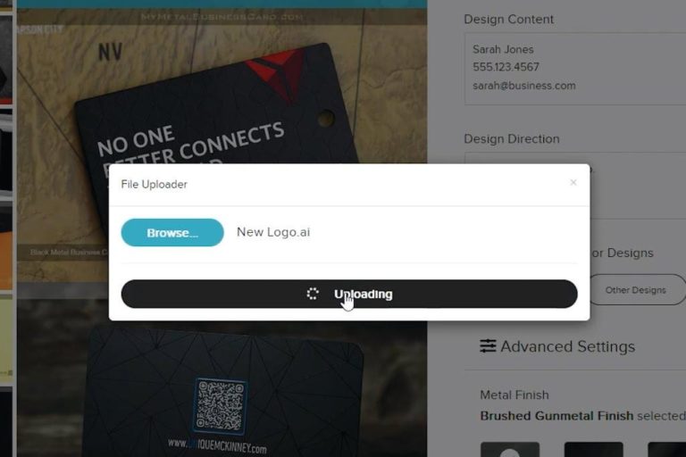 How To Place A Reorder - Metal Business Cards | My Metal Business Card ...