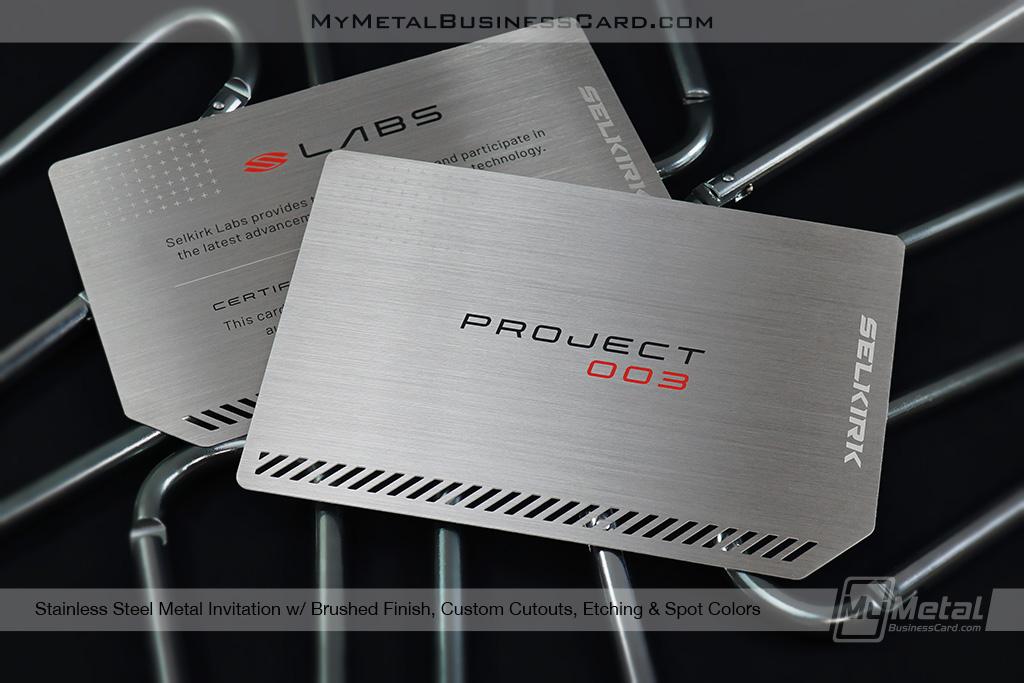 Custom Certificate Of Authenticity Cards - Metal Business Cards | My ...