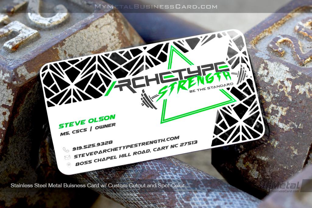 Top 10 Fitness Business Cards - Metal Business Cards | My Metal ...