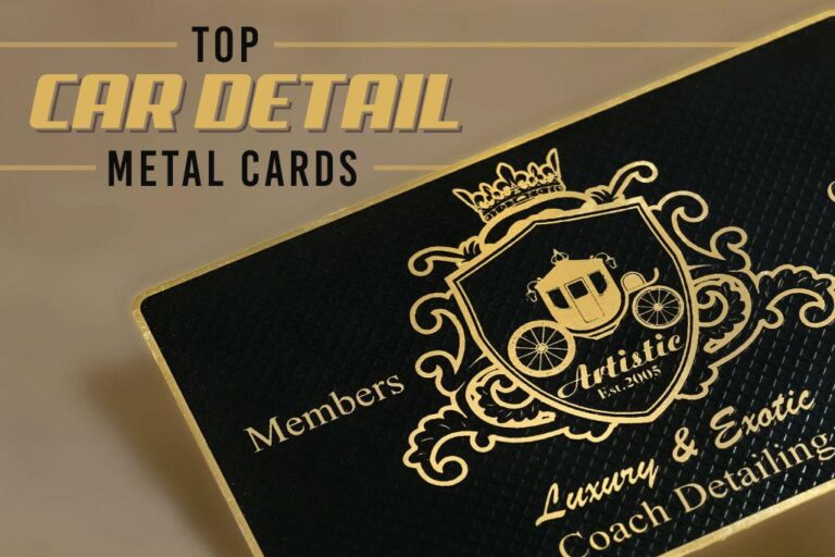 Top 10 Car Detailing Business Cards - Metal Business Cards | My Metal ...