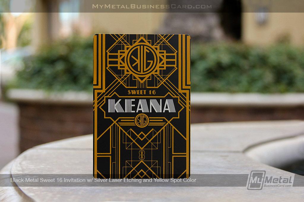 Metal Birthday Invitations - Metal Business Cards | My Metal Business ...