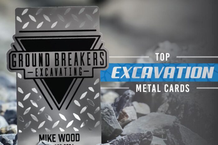 Top 10 Excavation Business Cards - Metal Business Cards | My Metal ...