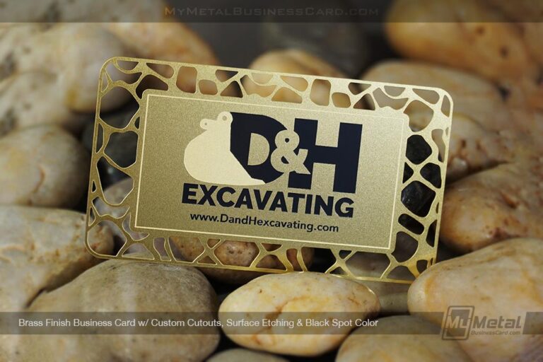 Top 10 Excavation Business Cards - My Metal Business Card - World ...