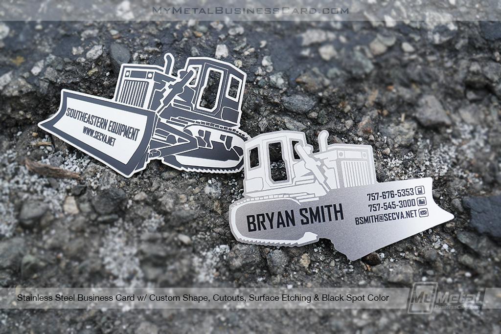 Top 10 Excavation Business Cards - My Metal Business Card - World ...
