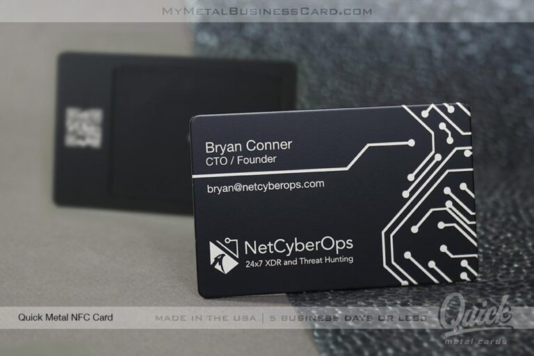 Introducing Revolutionary Quick Metal NFC Business Cards - Metal ...