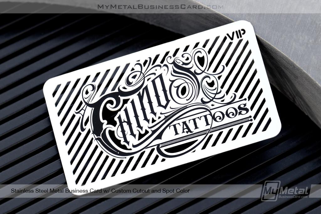 Top Tattoo Business Cards For Tattoo Artists - Metal Business Cards ...