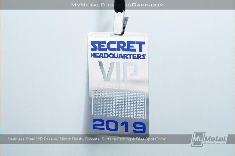 Metal VIP Passes - Metal Business Cards | My Metal Business Card ...