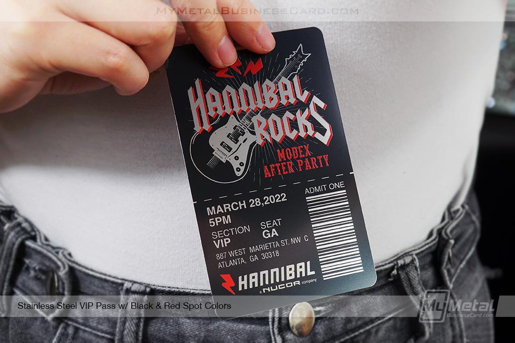 Metal VIP Passes - Metal Business Cards | My Metal Business Card ...