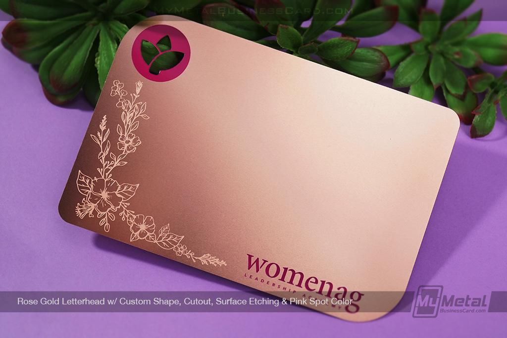 Introducing Custom Letterhead - Metal Business Cards | My Metal ...