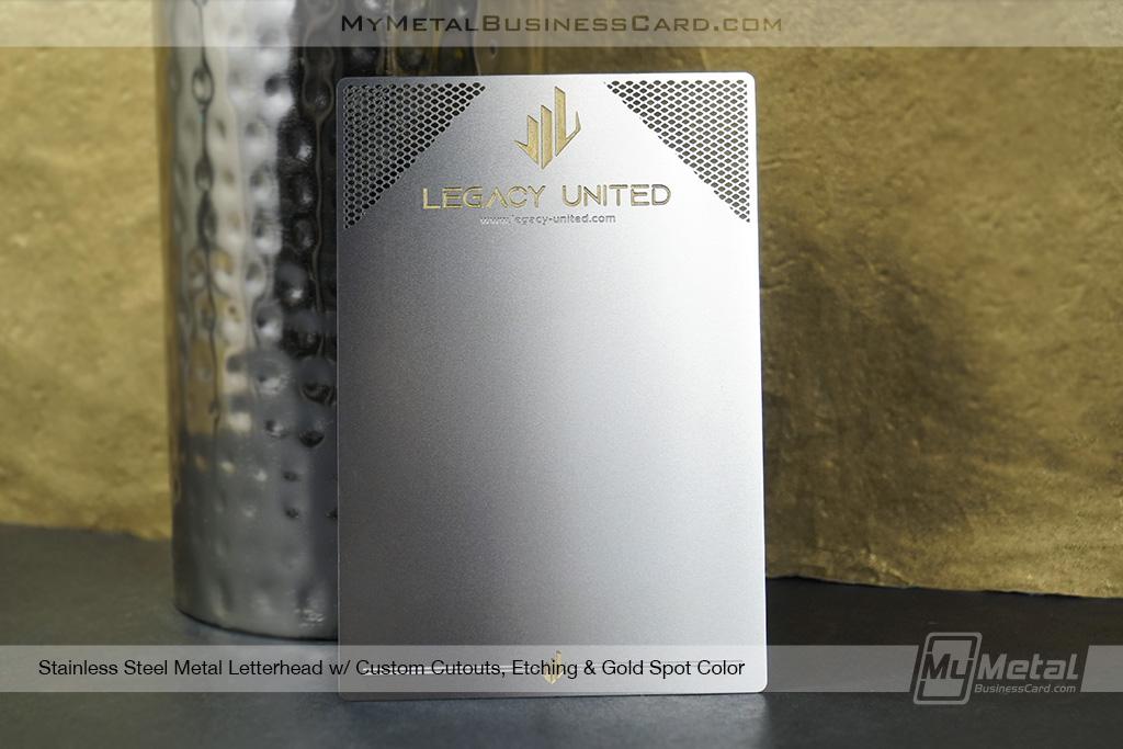 Introducing Custom Letterhead - Metal Business Cards | My Metal ...