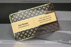 Top Gold Metal Business Cards - My Metal Business Card - World Leader ...
